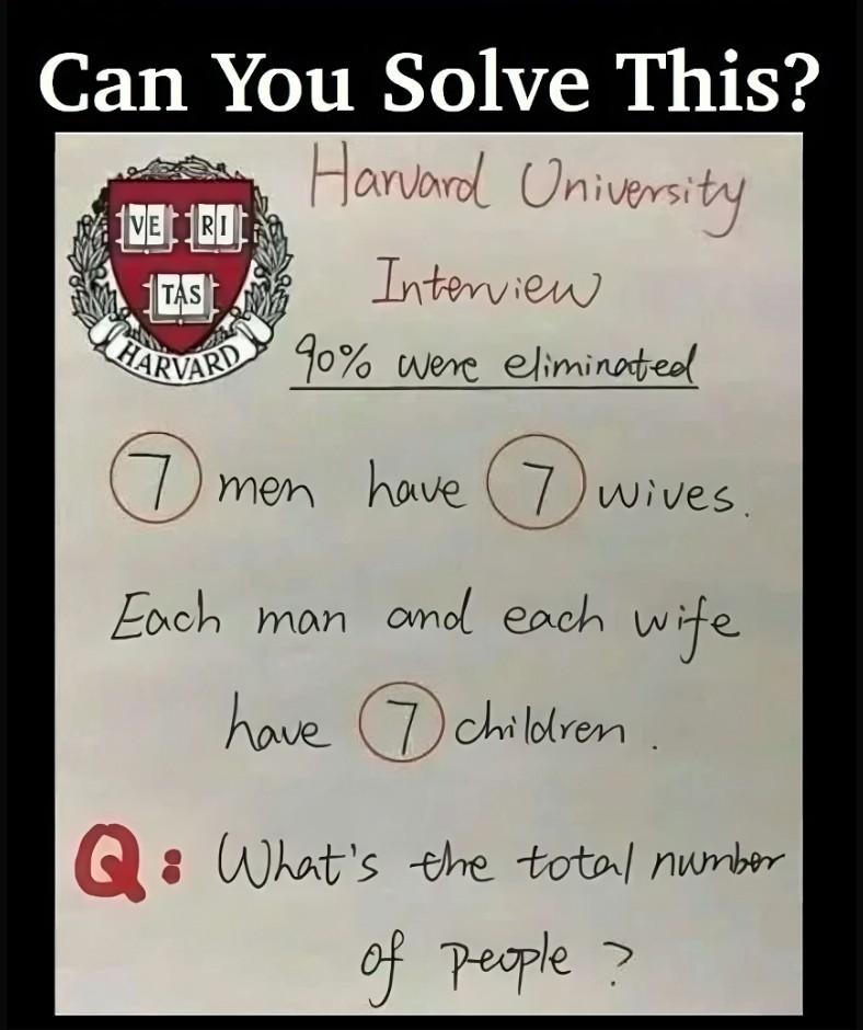 RIDDLE: Harvard University Interview