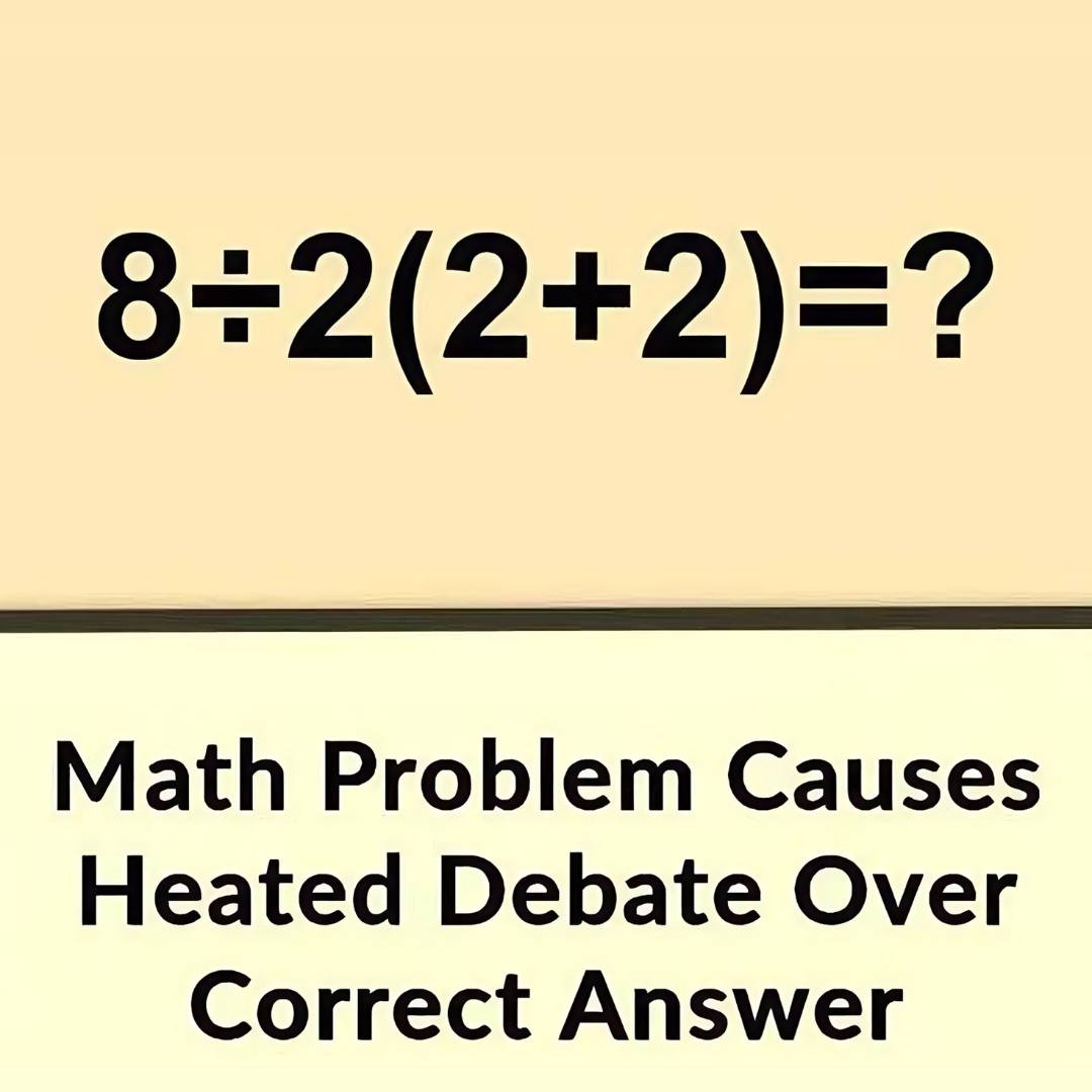 Math Problem Sparks Controversy: The Battle of Interpretations
